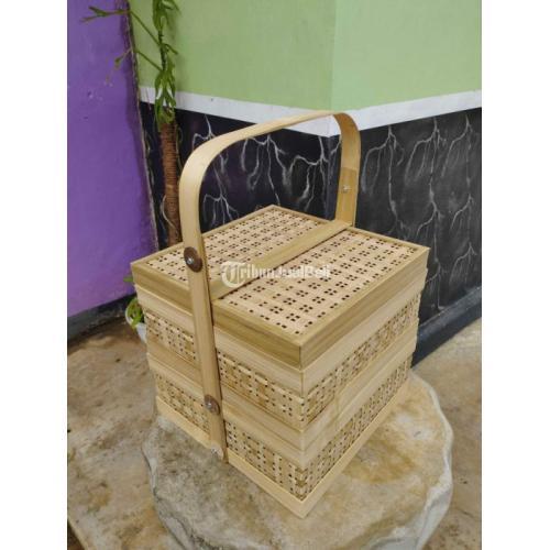 Kerajinan Rantang Bambu Berbagai Ukuran di Yogyakarta - Tribun JualBeli