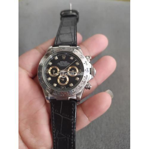 Jam Tangan Rolex Winner Second Fungsi Normal Siap Pakai Strap Kulit di ...