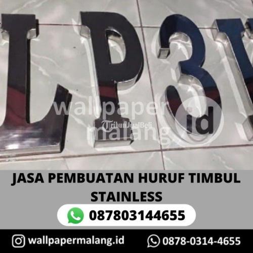 Jasa Pembuatan Huruf Timbul Stainless di Malang Kota - Tribun JualBeli