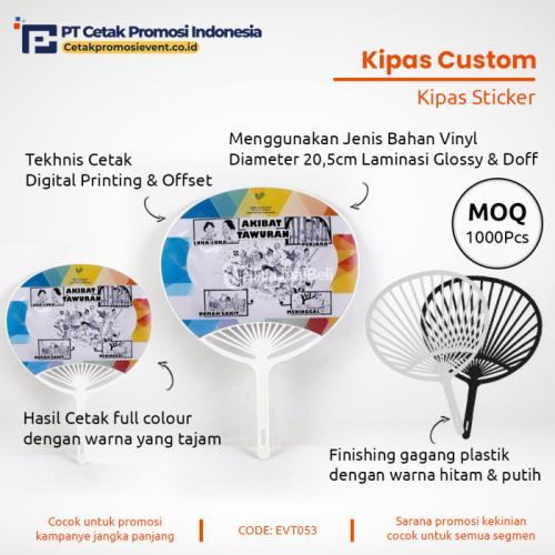 Cetak Kipas Tangan Custom Bahan PVC Terlaris di Jakarta Timur - Tribun ...