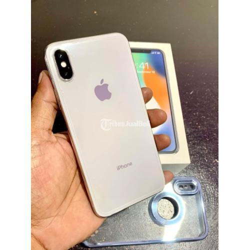 HP iPhone X Bekas 256 GB Warna Silver Siap Pakai Bergaransi Harga ...