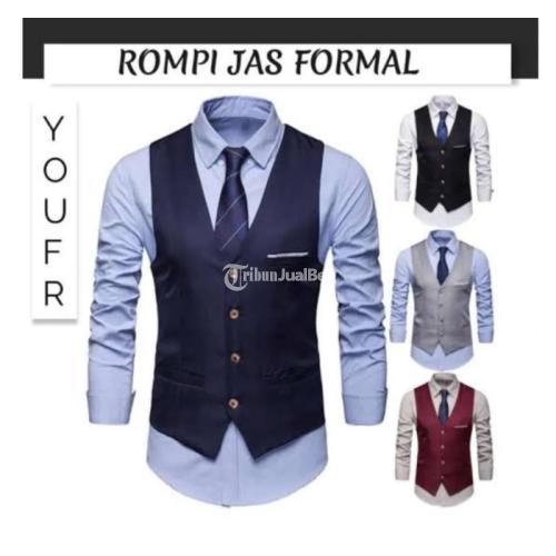 Vest Rompi Pria Formal Harga Terjangkau di Bogor - Tribun JualBeli