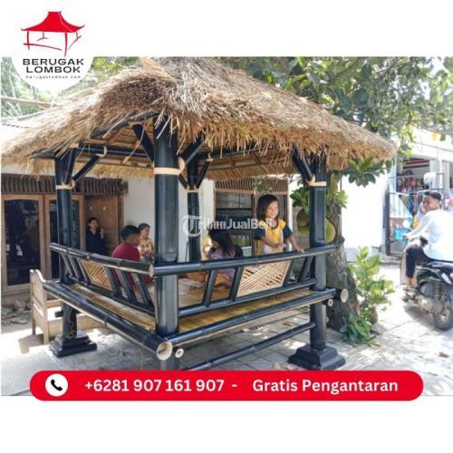 Berugak Bambu Bekualitas Siap Kirim di Mataram - Tribun JualBeli