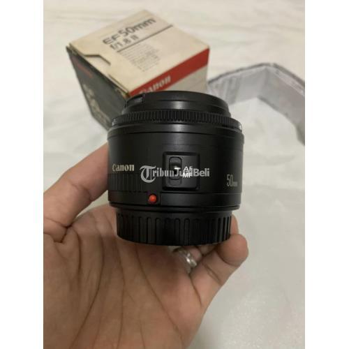 Lensa Fix Canon EF 50mm F1.8 II Fullset Bekas Normal di Mojokerto ...