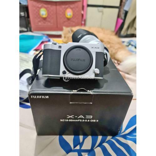 Kamera Mirrorless Fujifilm XA3 Bekas Kit 16di50mm Silver Lengkap di Jakarta Timur - Tribun JualBeli