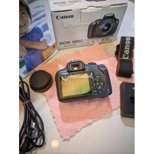 Kamera Canon 1200d Lensa Kit 18di55mm Fullset Bekas Harga Murah Di