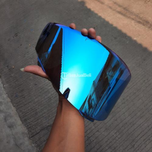 Kaca Visor FLAT KYT TT COURSE Iridium BLUE ICE NORISK TTC - Tribun JualBeli