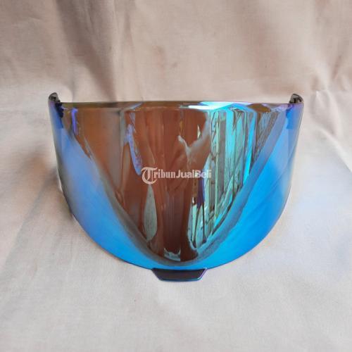 Kaca Visor FLAT KYT TT COURSE Iridium BLUE ICE NORISK TTC - Tribun JualBeli