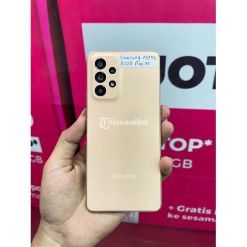 HP Samsung Galaxy A53 5G Peach RAM 8/128GB Bekas Fullset Fungsi Normal ...