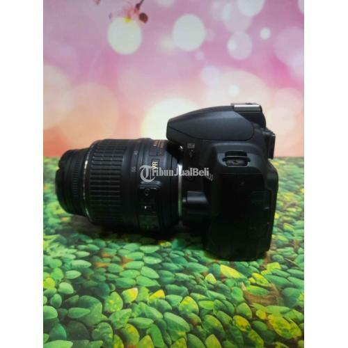 Kamera DSLR Bekas Nikon D3000 Hitam Lensa Kit DX 18di55mm di Tangerang - Tribun JualBeli