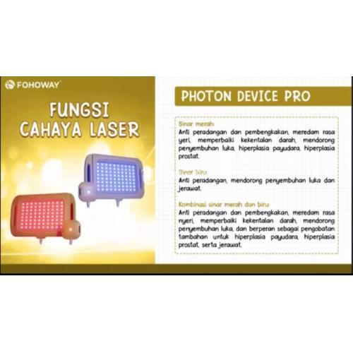 Terapi Sinar Photon Device Pro PDP Fohoway di Malang Kota - Tribun JualBeli