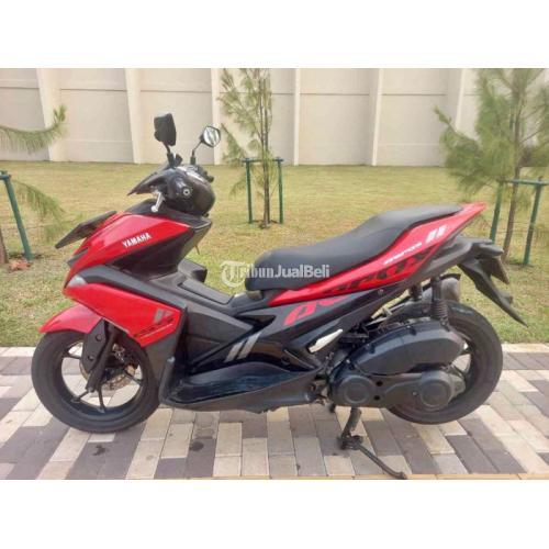 Motor Yamaha Aerox 2019 Warna Merah Bekas Mesin Bagus Pajak Jalan di ...