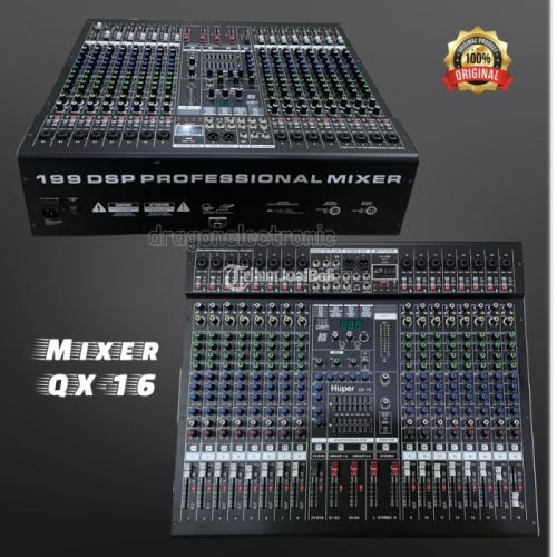 Huper QX16 16diChannel Mixer Audio with Bluetooth Original di Jakarta Timur - Tribun JualBeli
