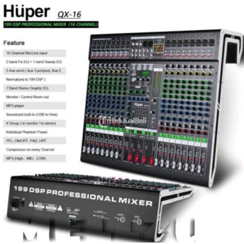 Huper QX16 16diChannel Mixer Audio with Bluetooth Original di Jakarta ...