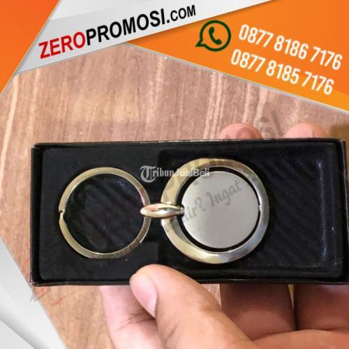 Gantungan Kunci Stainless Bulat Putar Custom di Tangerang - Tribun JualBeli