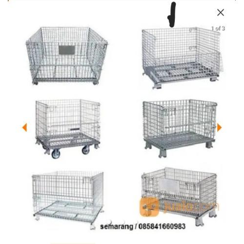 Pallet mesh keranjang barang bahan besi murah - Tribun JualBeli