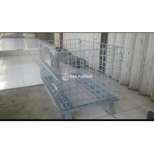 Pallet mesh keranjang barang bahan besi murah - Tribun JualBeli