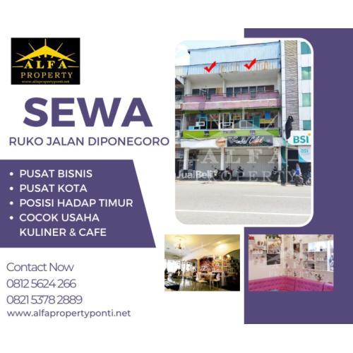Disewakan Ruko Alfa Property Disewakan Ruko Diponegoro Kota Pontianak - Tribun JualBeli