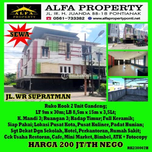 Diseakan Ruko Alfa Property Disewakan Ruko WR Supratman di Pontianak - Tribun JualBeli