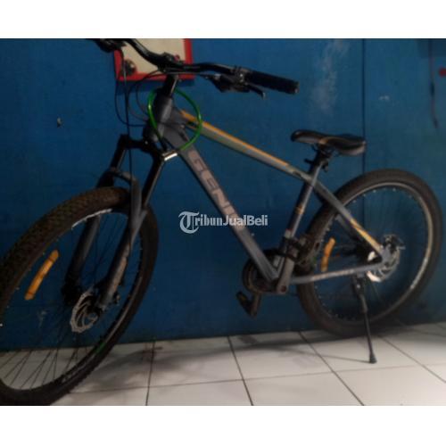Jual Sepeda Gunung Genio MTB M572 Baru Dipakai 5Bulan , 27,5 Frox 120MM . Keadaan Mulus Bisa Di ...
