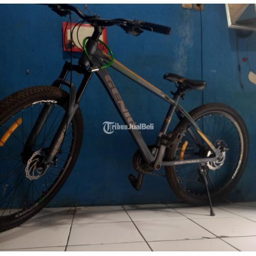 Jual Sepeda Gunung Genio MTB M572 Baru Dipakai 5Bulan , 27,5 Frox 120MM . Keadaan Mulus Bisa Di ...