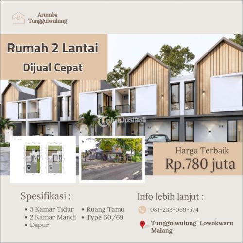 Dijual Rumah Baru 2 Lantai 3 Kamar Tidur di Malang Kota - Tribun JualBeli