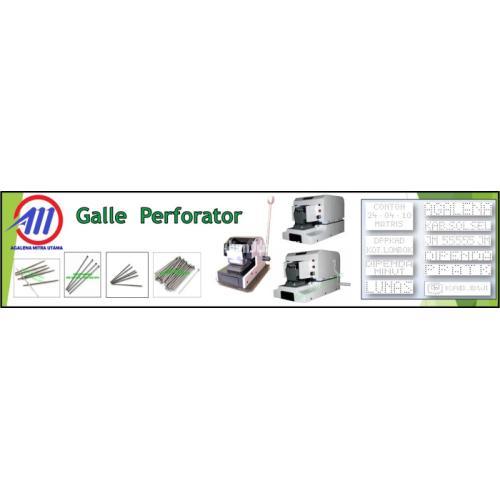 Mesin Perforator GALLE PERFORATOR GL 515 / Elektrik System di Bekasi ...