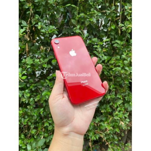 HP iPhone XR Bekas 64 GB Warna Merah Fullset Mulus No Minus Siap Pakai ...