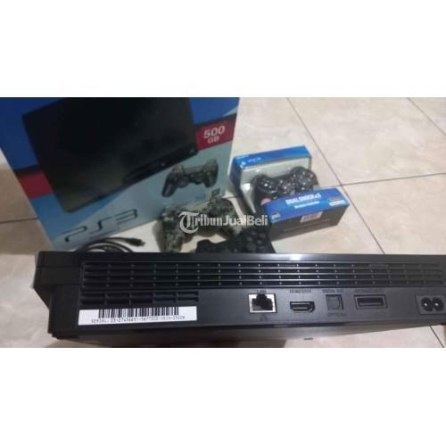Konsol Game Sony PS3 Slim Bekas cfw CECH Seri 2500 HDD 500Gb Like New ...