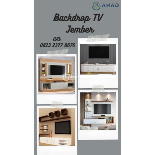 Backdrop TV Penataan Ruangan Lebih Rapi di Jember - Tribun JualBeli