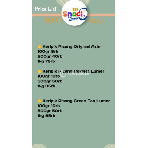 Keripik Pisang Lumer ZEE Snack Time di Jambi - Tribun JualBeli