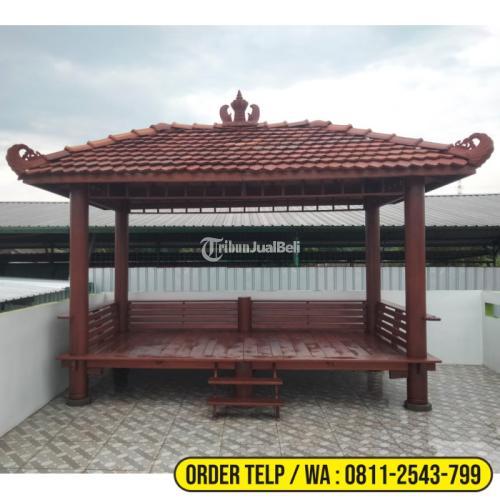 Gazebo Kayu Minimalis 2x4 Meter di Jepara - Tribun JualBeli