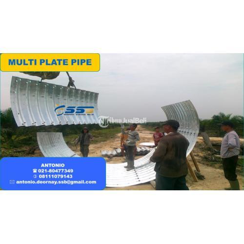 Armco Corrugated Steel Pipe Pipa Baja Bergelombang GorongGorong Baja ...