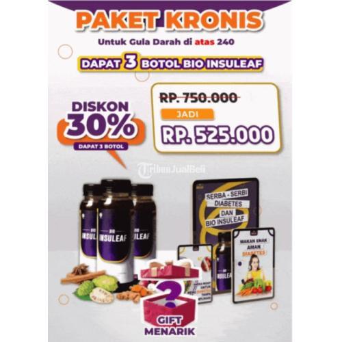 Paket 3 Botol Bio Insuleaf Obat Diabetes di Jakarta Pusat - Tribun JualBeli