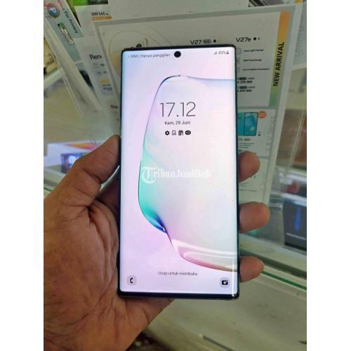 HP Samsung Note 10 Bekas SEIN RAM 12/256GB Super Mulus Nominus Fullset di Bogor - Tribun JualBeli