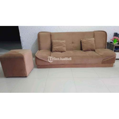Sofa Bed Bekas Luxury 1 Set Bahan Lembut Empuk Model Minimalis di ...