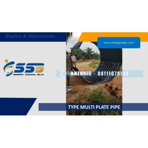 Armco Corrugated Steel Pipe Pipa Baja Bergelombang GorongGorong Baja ...