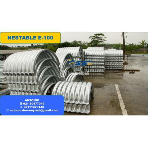 Armco Corrugated Steel Pipe Pipa Baja Bergelombang GorongGorong Baja ...