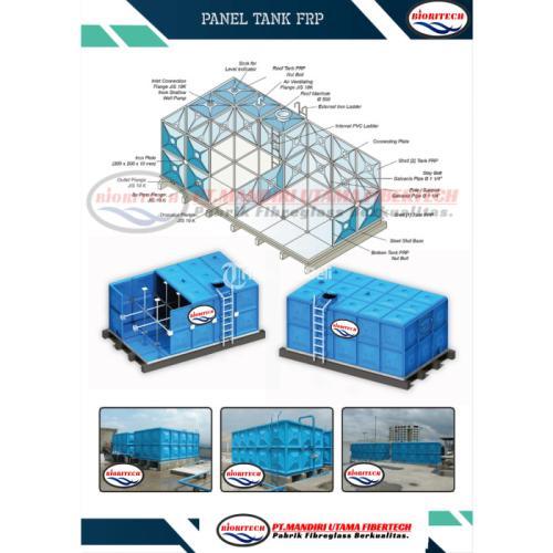 Water tank FRP , Tangki Air Fiberglass , Roof Tank Fiberglass , Panel tank murah biotech ...