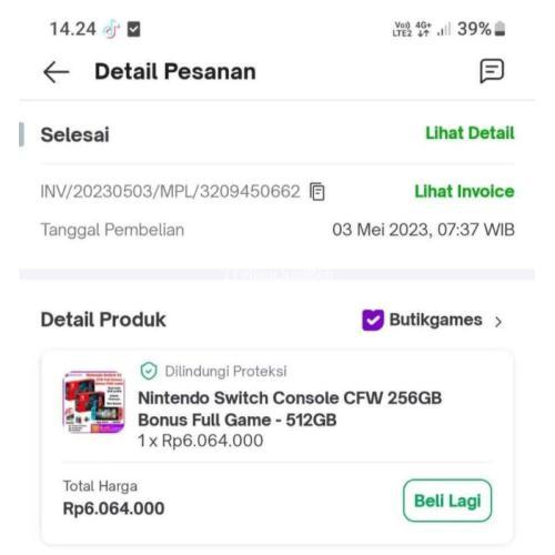 Konsol Nintendo Switch V2 Bekas CFW 512gb Full Game Like New Normal di Solo - Tribun JualBeli