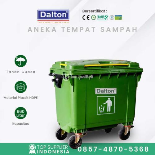 Tempat Sampah Jumbo 660 Liter Merk DALTON Plastik HDPE di Malang - Tribun JualBeli