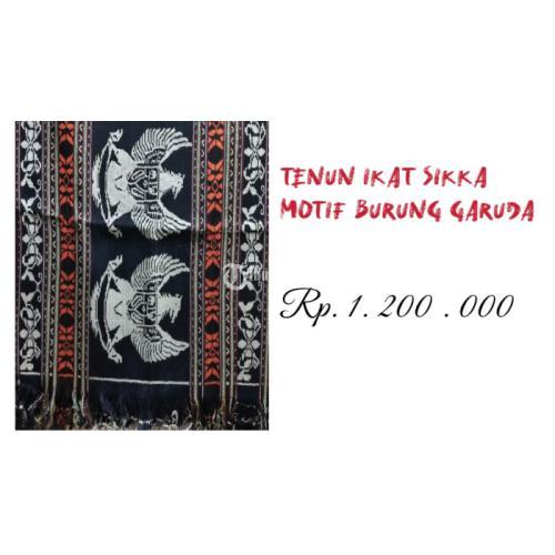 Tenun Ikat Sikka Motif Burung Garuda di Sikka - Tribun JualBeli