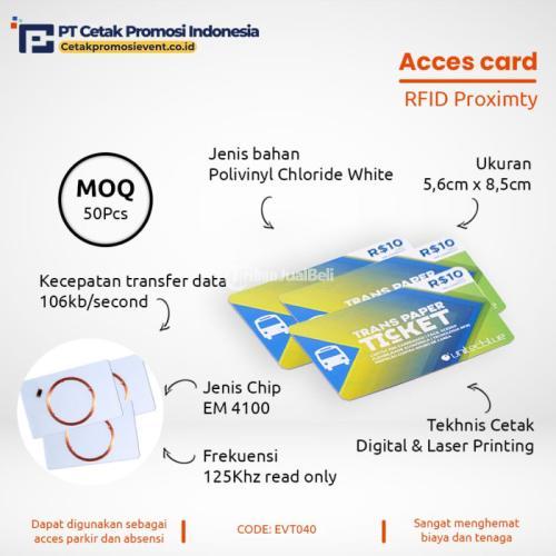 Cetak Kartu Rfid Proximity Kartu Akses Card 125 khz Kualitas Premium di ...