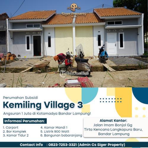 Jual Rumah Tipe 36 Baru Subsidi di Kemiling Akses Mudah ke Chandra dan ...
