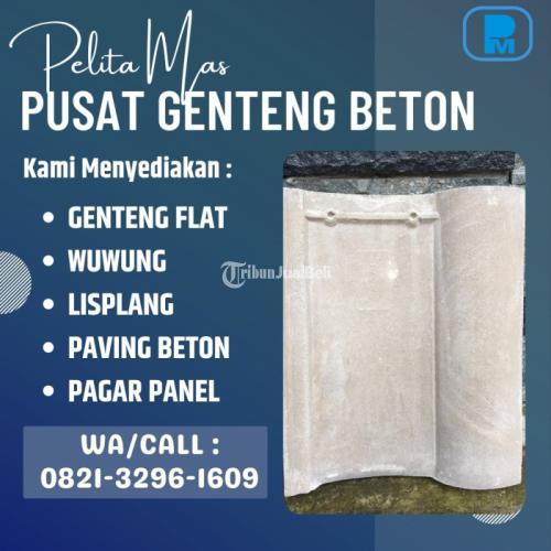 Pabrik Genteng Minimalis Beton Batu - Tribun JualBeli
