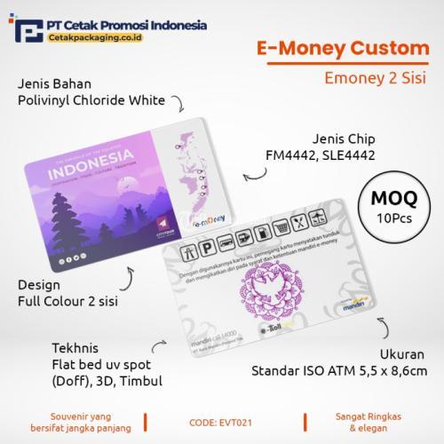 Cetak Kartu EdiMoney Kartu Flazz Card Brizzi E Toll Custom Kualitas ...