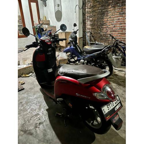 Motor Honda Scoopy Bekas Tahun 2018 Siap Pakai Warna Merah Surat ...