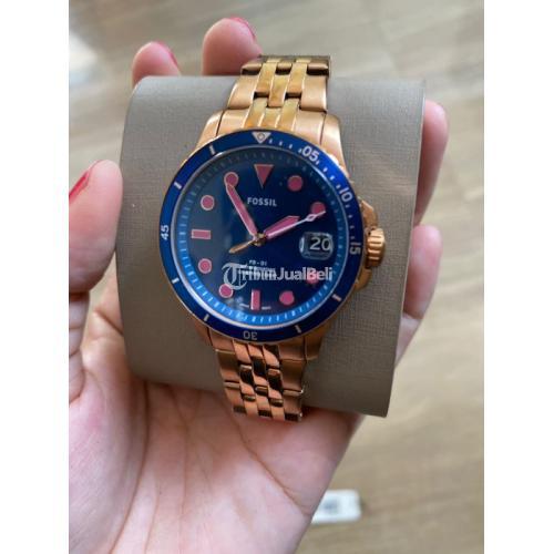 Jam Tangan Fossil ES4767 Gold Second Like New Fullset di Karanganyar ...