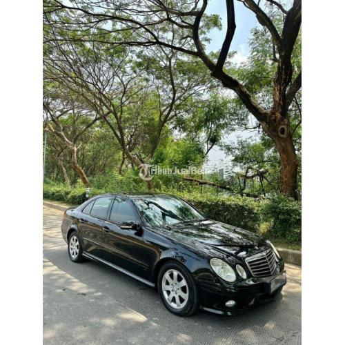 Mobil Mercy E200 Kompressor Bekas 2009 W211 Hitam Mulus Surat Lengkap ...