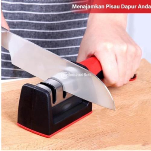 Pengasah Pisau Anti Slip Pengasah Pisau Dengan 3 Tahap Garis Penajam ...
